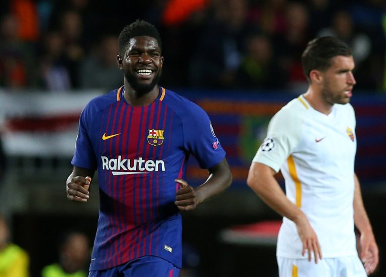 Barcelona: Fans are delighted to see Samuel Umtiti back in the first ...